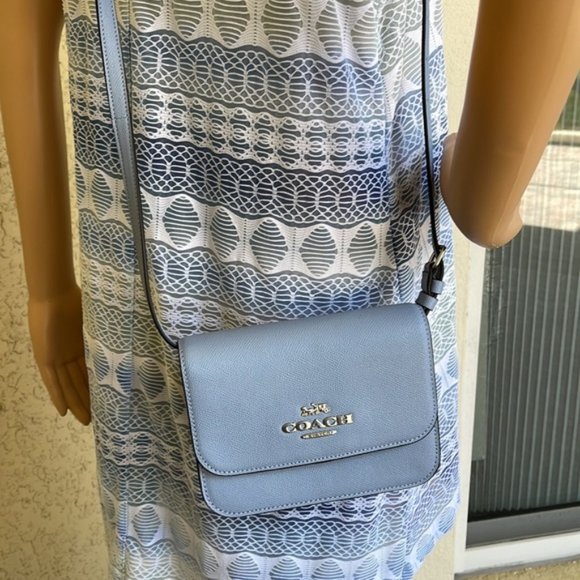 Coach | Bags | Coach C5626 Mini Brynn Crossbody Marble Blue | Poshmark